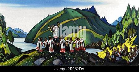 The Rite of Spring 1945 by Nicholas Roerich Stock Photo - Alamy