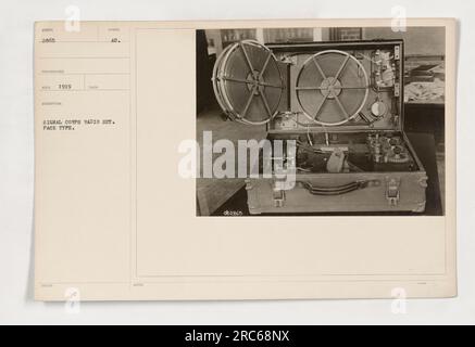 This photograph shows the Signal Corps Radio Laboratories located at ...
