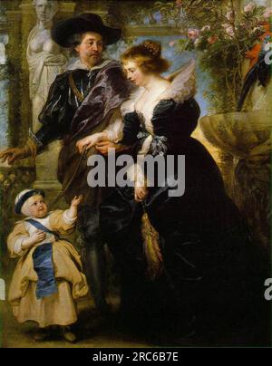 Peter Paul Rubens - Rubens, his wife Helena Fourment, and their son ...