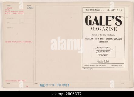 This photograph shows German propaganda efforts in Mexico during World ...