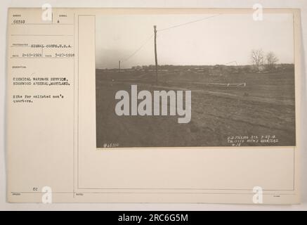 Enlisted men's quarters at Edgewood Arsenal in Maryland, used by the ...