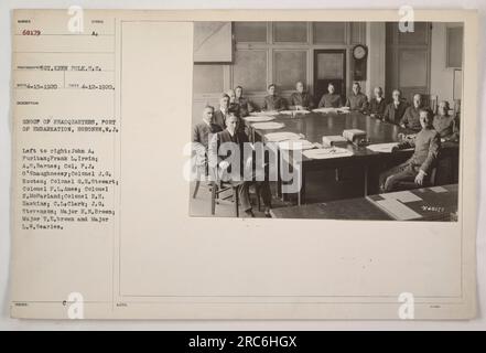"The photograph shows military personnel at the T.A. Gillespie Loading ...