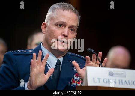 WASHINGTON - JULY 12: Lieutenant General Timothy Haugh, nominee to be ...
