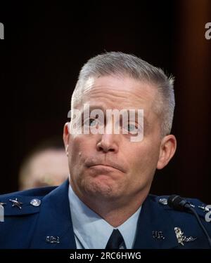 WASHINGTON - JULY 12: Lieutenant General Timothy Haugh, nominee to be ...