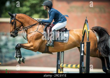 Adrienne Sternlicht competes in the Rolex North American Grand Prix at ...