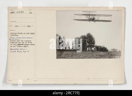 The Wright Flyer demonstrations at Fort Myer, Virginia on September 3 ...