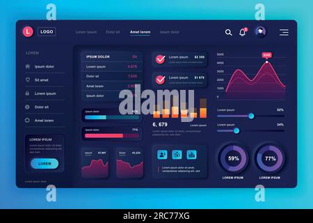 Mockup infographic elements for App, dashboard, UI, UX, KIT Stock ...