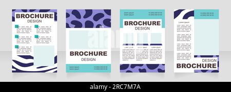 Safari animals blank brochure layout design Stock Vector Image & Art ...