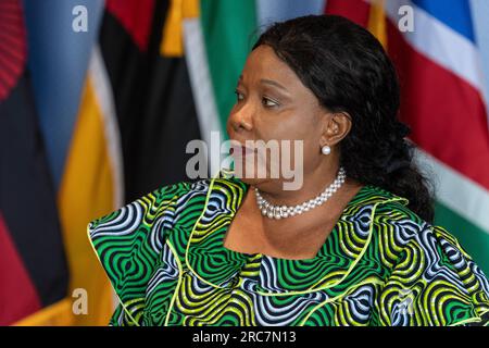 Auxillia Amai Mnangagwa, First Lady of the Republic of Zimbabwe attends ...