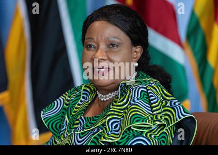 Auxillia Amai Mnangagwa, First Lady of the Republic of Zimbabwe attends ...