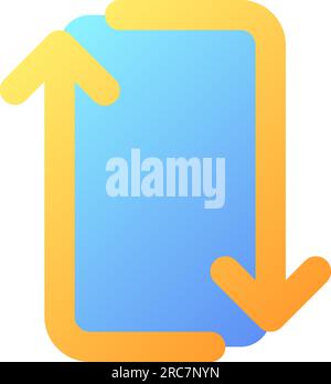 Repeat flat gradient color ui icon Stock Vector Image & Art - Alamy