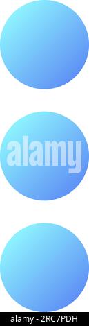 Ellipsis menu pixel perfect gradient linear ui icon Stock Vector Image ...