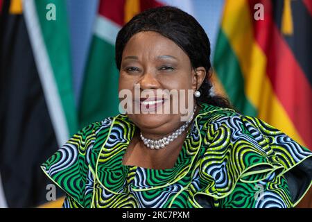 Auxillia Amai Mnangagwa, First Lady of the Republic of Zimbabwe attends ...