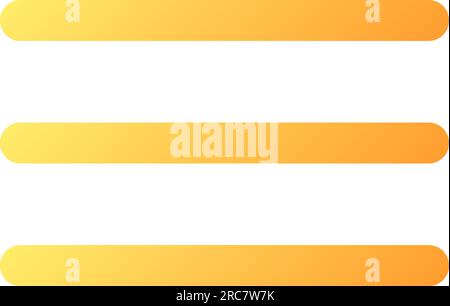 Hamburger menu pixel perfect flat gradient two-color ui icon Stock ...