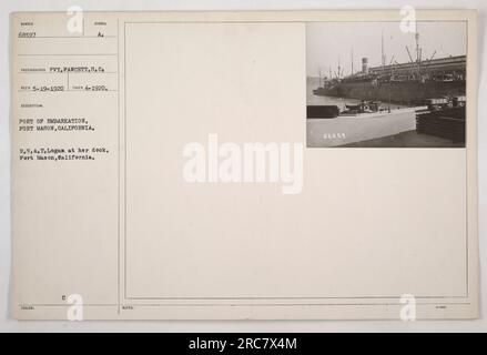 USAT Logan, American Army transport ship Stock Photo - Alamy