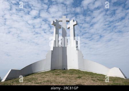 Hill of Three Crosses memorial is a symbol of national identity in ...