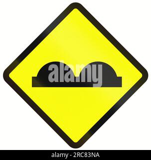 Indonesian road warning sign: Traffic lights ahead Stock Photo - Alamy