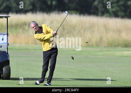 Ekerum, Sweden. 13th July, 2023. Prince Daniel of Sweden plays in the ...