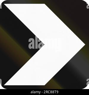 Australian chevron alignment pointing to the left Stock Photo - Alamy