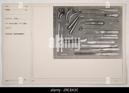 Image depicting a collection of surgical instruments used during World ...