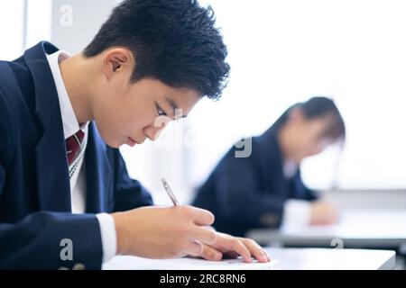 Students taking classes Stock Photo - Alamy