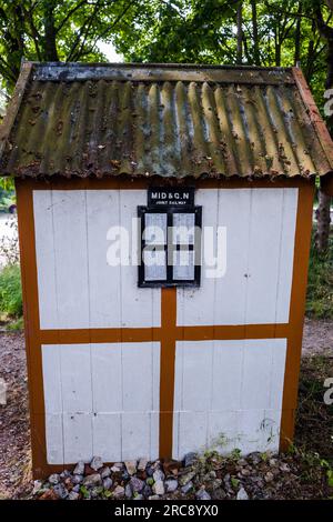 The disused Honing railway station near the small village of Honing ...