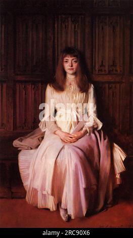 John Singer Sargent - Elsie Palmer C 1890 Stock Photo - Alamy