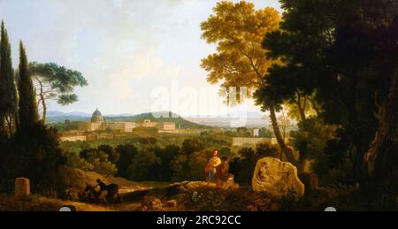 Richard Wilson - St Peters and the Vatican from the Janiculum, Rome ...