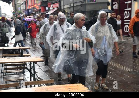 13 July 2023/ weather Heat &rain fall in danish capital Copenhagen ...