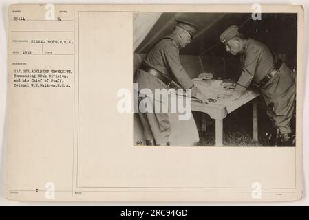 Maj. Gen Adelbert Cronkhite, Commanding Officer of the 80th Division ...
