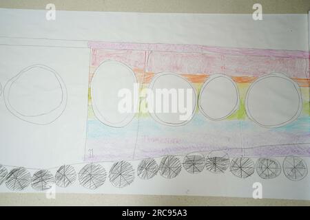 A drawing by Harvey Price, and ten of his friends from the residential ...