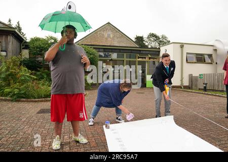 Harvey Price, at the residential college where he lives, as ...