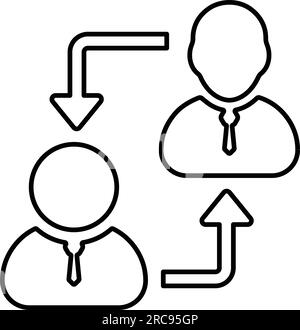Employee Change icon. Gorgeous design suitable for web, print media ...