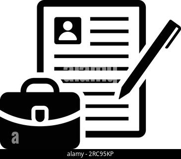 Writing cv icon. Gorgeous design suitable for web, print media, online ...