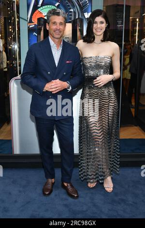 Patrick Dempsey and Alexandra Daddario Stock Photo - Alamy