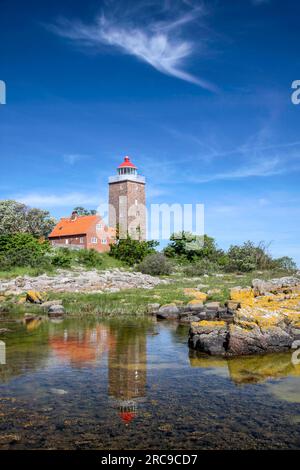 lighthouse of svaneke Stock Photo - Alamy