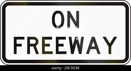 An Australian road sign on freeway: Reduce speed Stock Photo - Alamy