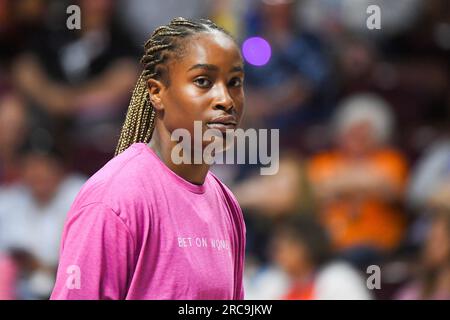 UNCASVILLE, CT - JULY 09: Washington Mystics assistant coach Ashlee ...
