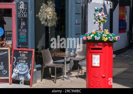 urban knitting is a type of street art also known as yarn bombing ...
