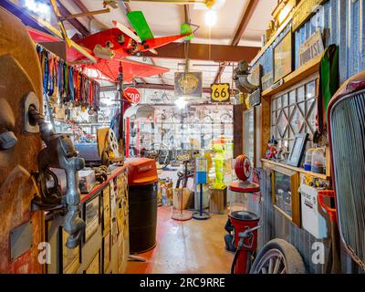 Oklahoma, JUN 27 2023 - Interior view of the OK County 66 - John's ...
