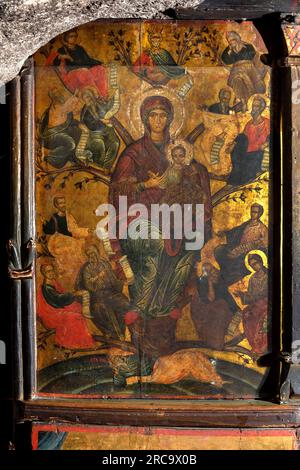 Patmos, GreeceThe Monastery of Saint John the Theologian The cave of St ...