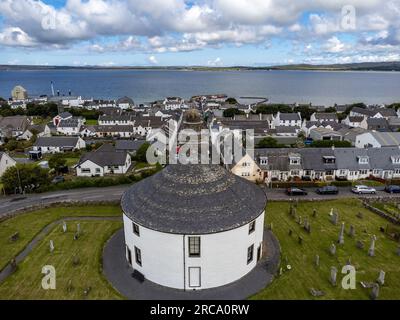 The Kilarrow Church also known as TheRound Church at Bowmore on Islay ...