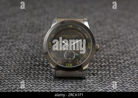 Chronograph hand wristwatch clock time classic designer items product ...