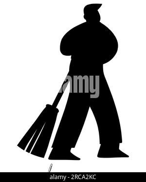 Janitorial. Vector illustration on white background for design Stock ...