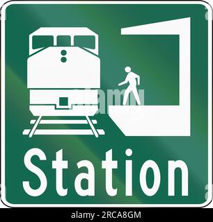Guide road sign in Canada - Street Number. This sign is used in Ontario ...