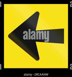 Australian arrow alignment pointing to the left Stock Photo - Alamy