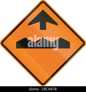 Canadian temporary road warning sign - remote control device. This sign ...
