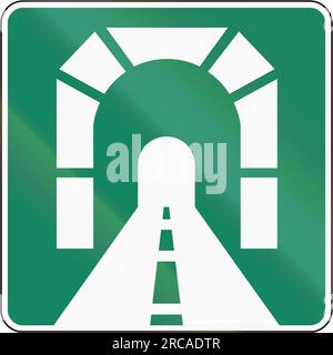 Guide sign in Quebec, Canada - Police on the right. Surete du Quebec ...