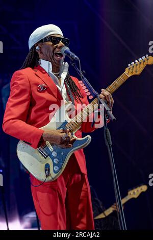 Nile Rodgers, Rochester Castle Concerts 2023 Stock Photo - Alamy