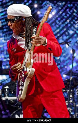 Nile Rodgers, Rochester Castle Concerts 2023 Stock Photo - Alamy